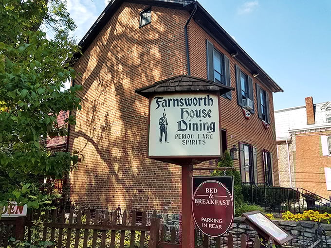 The Farnsworth House Inn serves up history with a side of hospitality&mdash;where the brick exterior has witnessed more American drama than all seasons of "Yellowstone" combined.