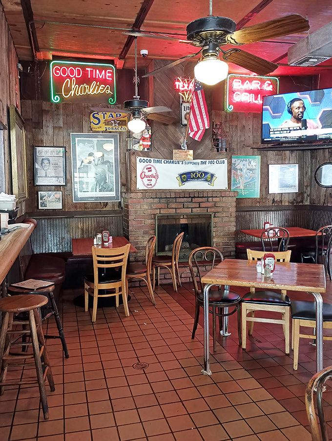 The bar area feels like it belongs in a movie&mdash;the kind where the protagonist always finds exactly what they're looking for. 