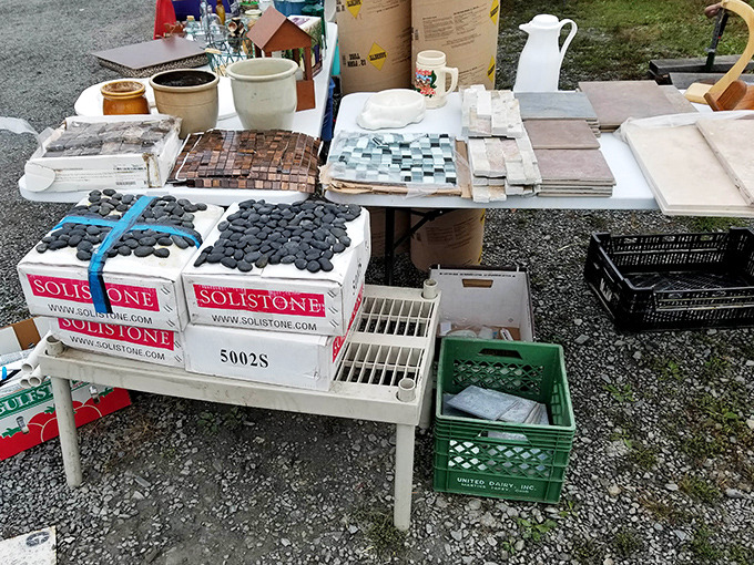 Home improvement inspiration by the box&mdash;these tile samples promise bathroom makeovers and kitchen backsplashes without the big-box store markup.