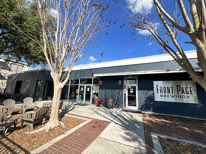 Front Page Brewing brings craft beer culture to Bartow, where conversations flow as freely as the taps in this converted downtown building.