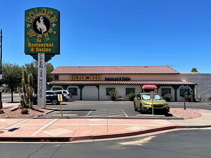 The Golden West Restaurant & Casino offers that classic Nevada combination &ndash; satisfy your hunger for both food and a friendly wager.