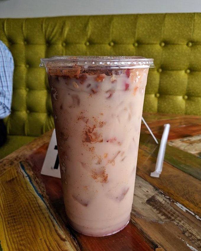 The horchata comes creamy, cinnamon-kissed, and ice-cold&mdash;like the world's most sophisticated milk that decided to take a vacation to Mexico and came back transformed.