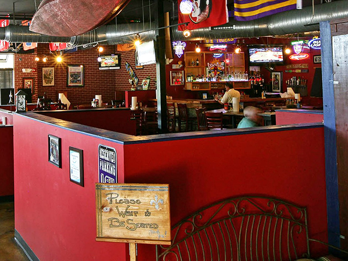 A simple host station that says "welcome" without all the unnecessary fuss and pretentious attitude some places have.