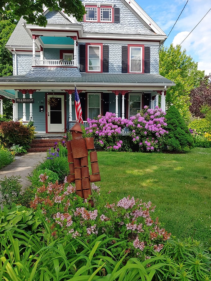 Victorian homes line Putnam's streets like architectural postcards from an era when craftsmanship actually mattered tremendously.