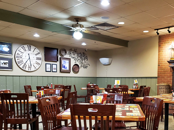 The dining room's warm ambiance invites lingering conversations &ndash; where the only thing better than the food is the company you share it with.