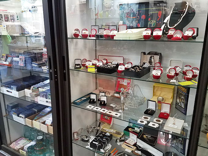 Jewelry that witnessed decades of special occasions now waits for new wrists and necks to adorn. Each piece carries stories its next owner can only imagine.