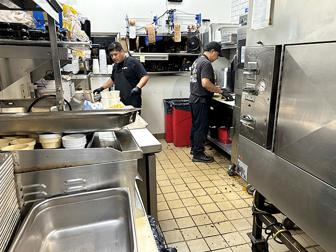 Behind the scenes, where the magic happens &ndash; no fancy equipment, just skilled hands and the knowledge that can't be rushed.