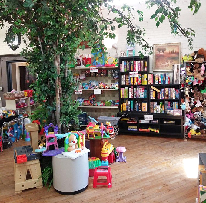 The children's section is a wonderland where imagination runs wild and parents' wallets remain surprisingly intact.