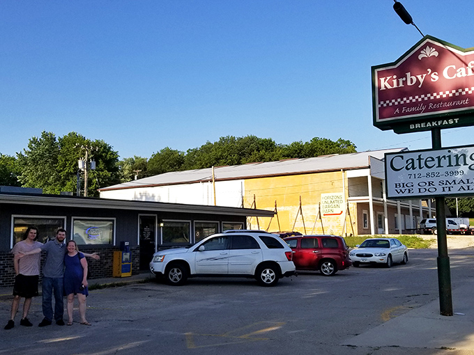 Kirby's Cafe serves up hometown hospitality where the coffee's hot, the prices are reasonable, and the conversations are priceless.