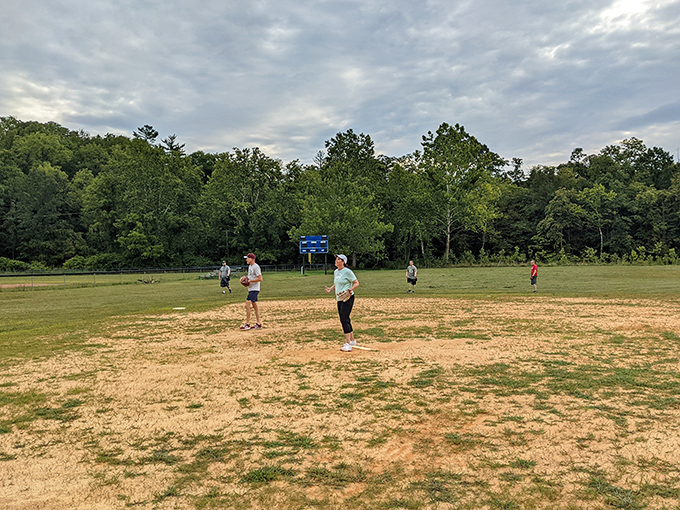 Local baseball fields host community games where the stakes are low but the enjoyment is high&mdash;small-town entertainment that brings neighbors together.