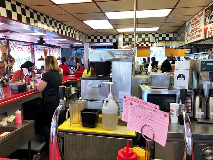 Behind every great diner is a kitchen that knows exactly what you need before you do. Organized chaos at its most delicious.