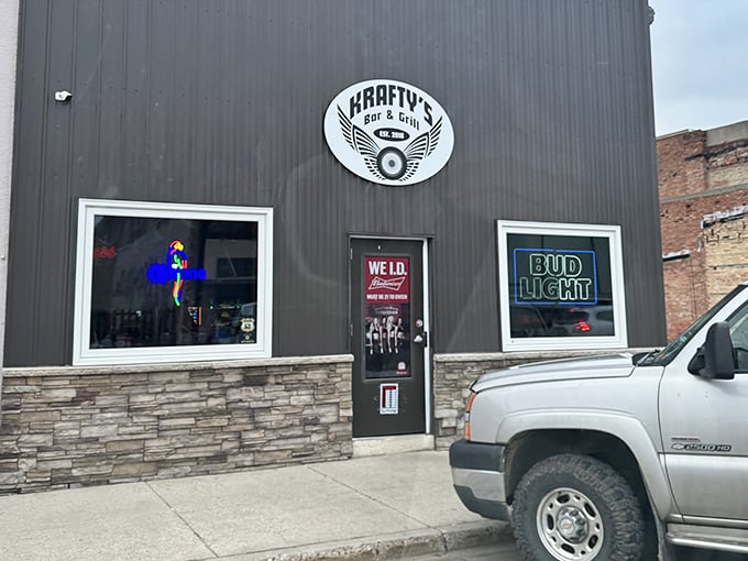 Krafty's Bar & Grill embodies that perfect small-town watering hole where everybody might not know your name yet, but they're certainly willing to learn it.