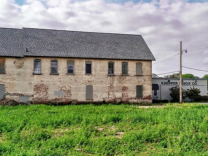 This weathered industrial building tells Peru's manufacturing story&mdash;where hard work built America before offshore production became everyone's punchline.