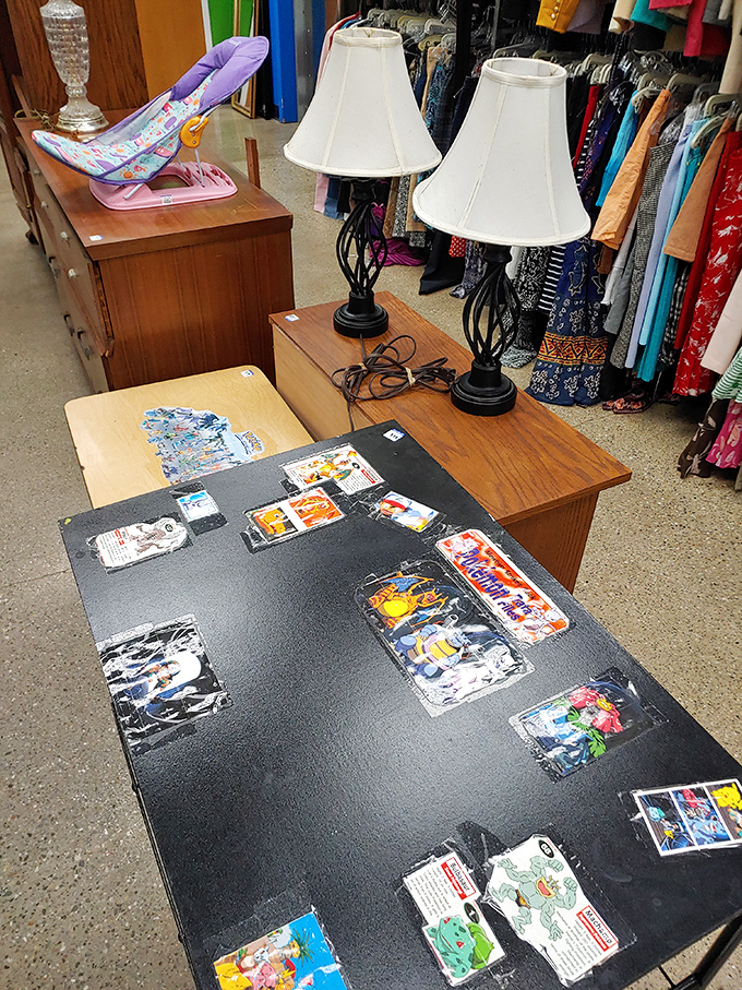 Lamp twins awaiting adoption to different homes. These matching table lamps could illuminate your reading nook for the price of a fancy coffee.