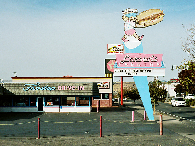 Larsen's Frostop sign has guided hungry travelers for generations. That giant mug hasn't changed since your parents' first date&mdash;and neither have the burgers.