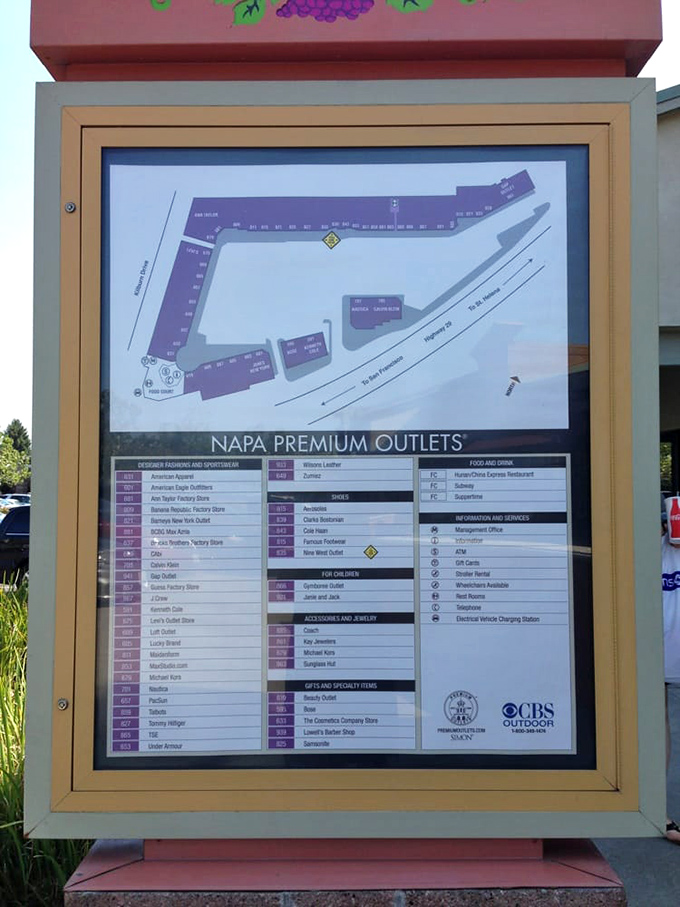 The mall directory reveals the true magnitude of this shopping paradise&mdash;a treasure map where X marks the spot for every brand you've ever wanted but couldn't afford.