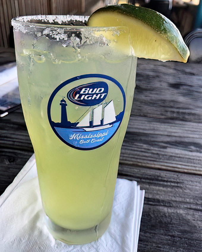 This isn't just a margarita &ndash; it's coastal refreshment in a glass. That salt rim and lime wedge promise to wash away your worries.