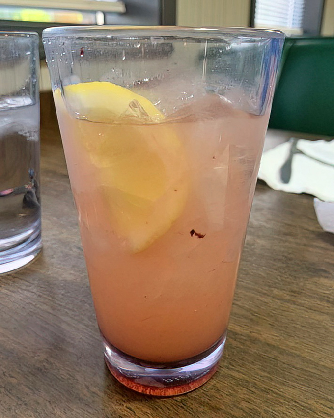 Pink lemonade that looks like it was squeezed from Oregon's summer sunset. This isn't just a beverage&mdash;it's liquid refreshment poetry.