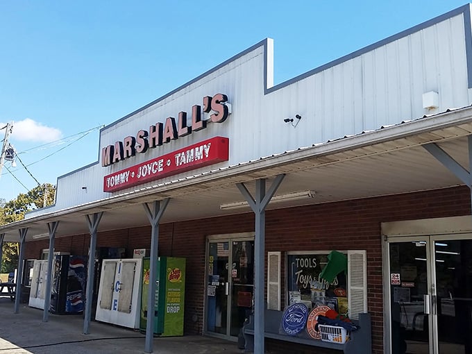 Marshall's Grocery offers the essentials of small-town life, where a quick shopping trip might take an hour because conversations matter.