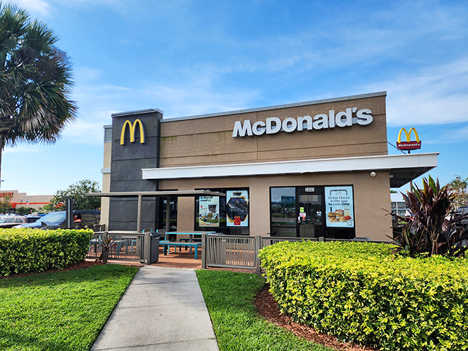 Even McDonald's gets the Florida treatment with lush landscaping&mdash;fast food that doesn't feel like a compromise.