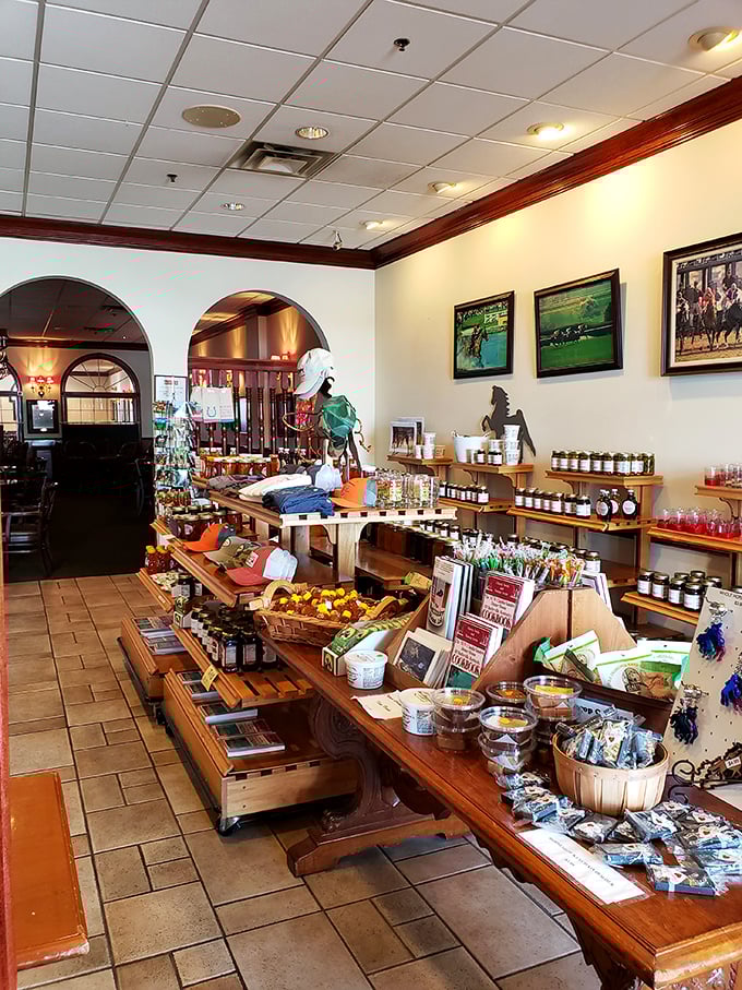 The gift shop offers edible souvenirs and Kentucky treasures, because the only thing better than eating great food is taking some of its magic home with you.
