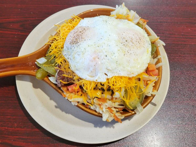 The Mexican skillet &ndash; proof that global flavors have found a welcoming home in small-town Iowa.