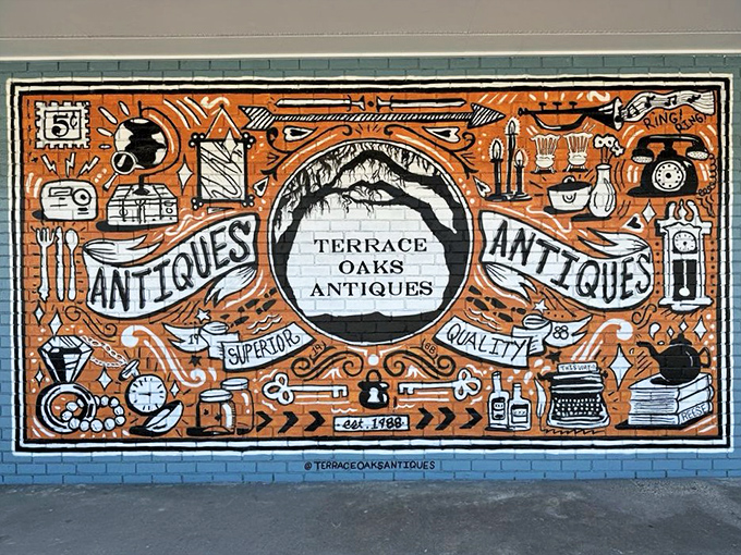 The whimsical mural outside celebrates the treasures within&mdash;a colorful roadmap to the past that stops traffic better than any digital billboard ever could. 