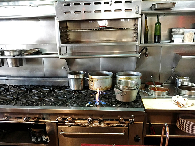 Behind every great meal is a kitchen that means business &ndash; where pots simmer with sauces that have been perfected over decades.