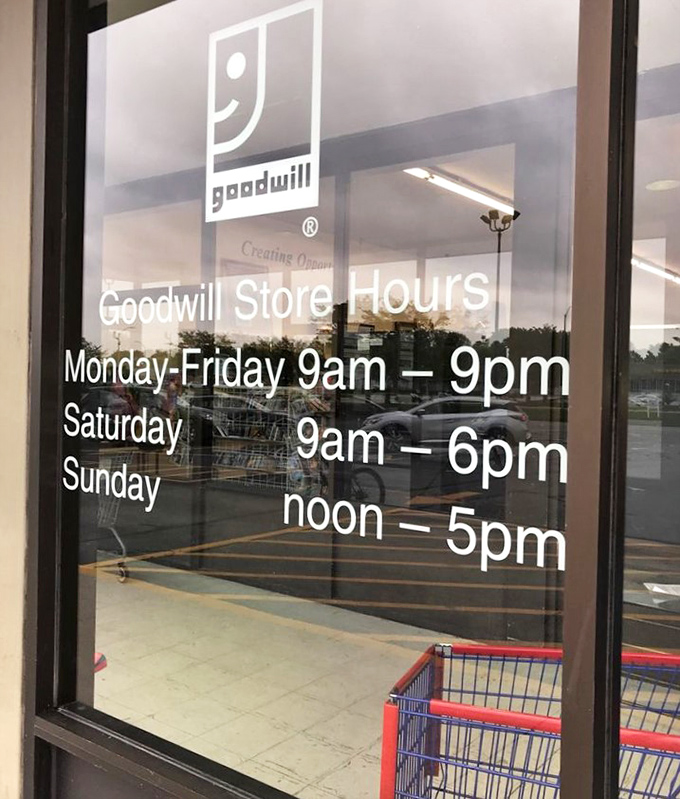 Store hours generously accommodate both early birds and night owls. The thrill of the hunt knows no time constraints.