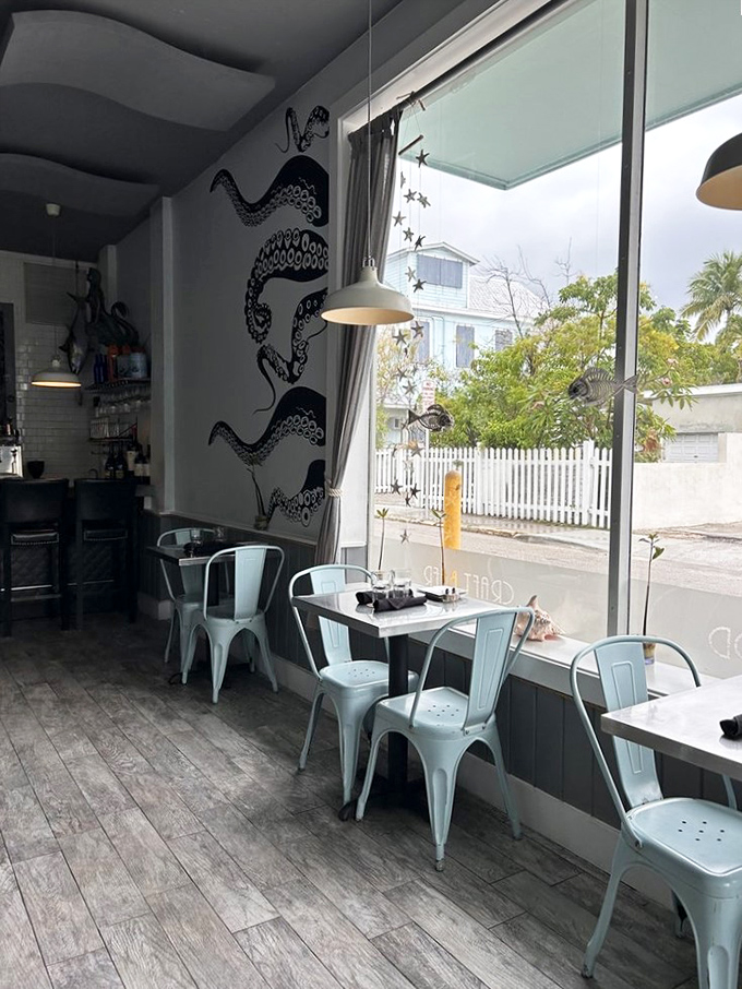 Tentacles on the wall and sunshine through the windows&mdash;where else but Key West could pull off oceanic whimsy this well?