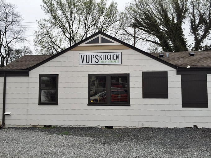 The charming white cottage exterior of Vui's Kitchen belies the explosion of flavors waiting inside this Nashville Vietnamese gem.