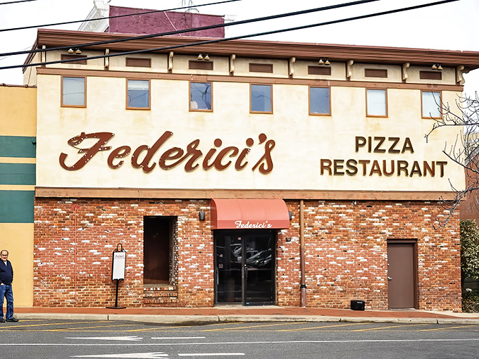 From the street, Federici's brick exterior and burgundy awning beckon like an old friend, promising comfort food that never disappoints.