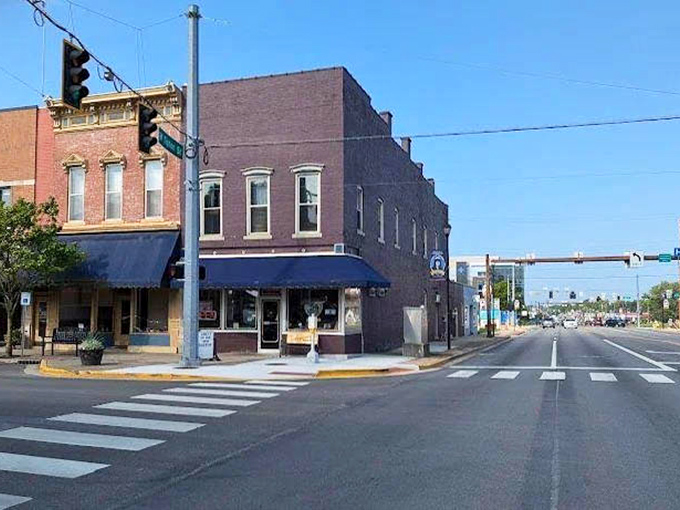 Downtown Seymour's corner of contentment. Larrison's doesn't just occupy this intersection—it anchors the community.