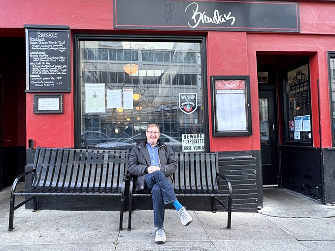 The bench outside might be the best seat in San Francisco if you're waiting for a table at Brenda's&mdash;anticipation is the best appetizer.