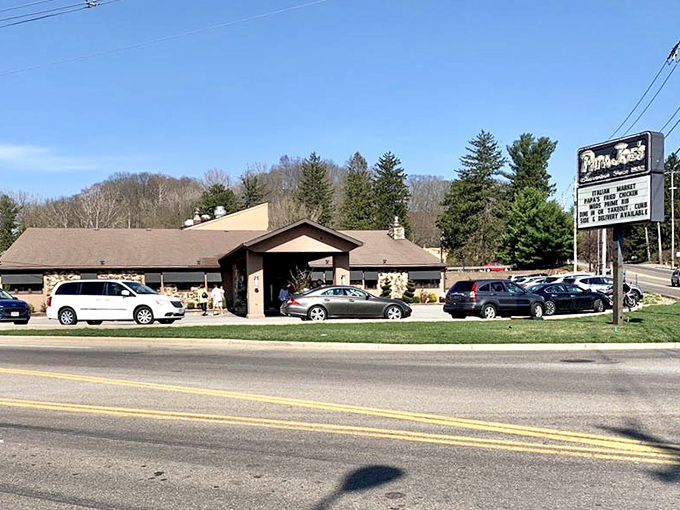 From the outside, Papa Joe's promises a dining experience worth the journey &ndash; like finding a secret passage to Italy in Northeast Ohio.