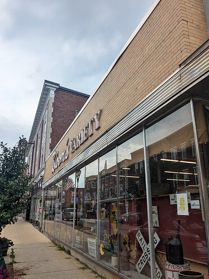 Downtown Laconia's historic buildings house the antique center, where window shopping alone can transport you through decades of American design.