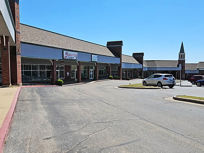 Another angle of retail therapy heaven where even a rainy day can't dampen the shopping spirits.