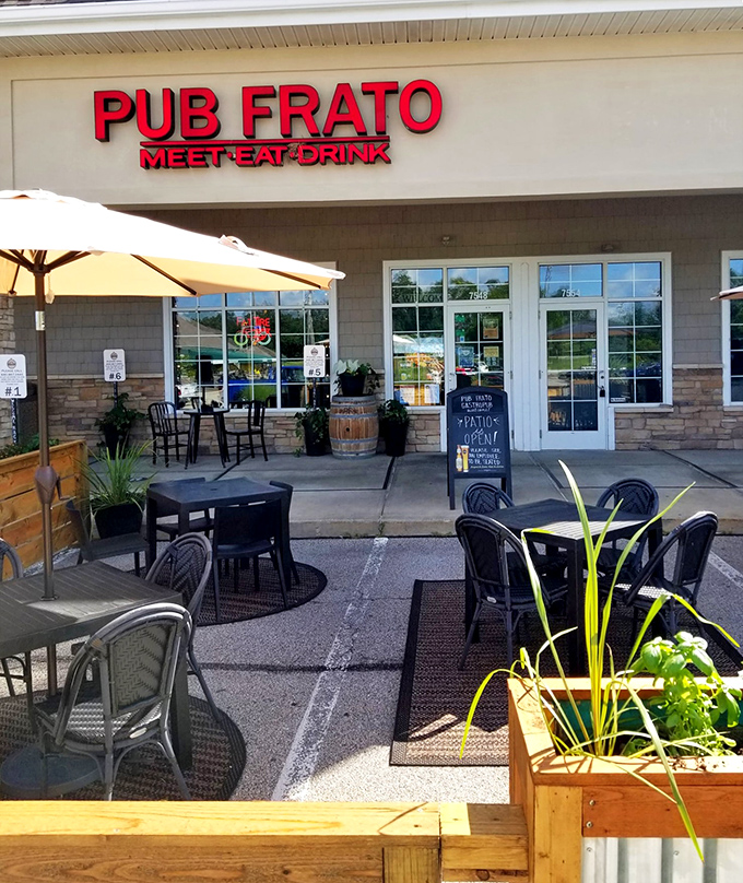 Outdoor seating extends the welcome, letting you soak up sunshine with your meal during those precious Ohio summer days.