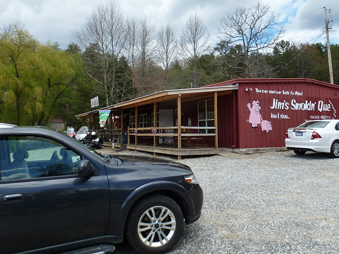 Even the parking lot has a certain rustic charm&mdash;the gravel crunching underfoot is just the opening act to the symphony of flavors awaiting inside.