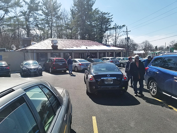 The parking lot at peak hours resembles a Delaware drivers' convention &ndash; with people willing to circle for spots like sharks sensing breakfast.