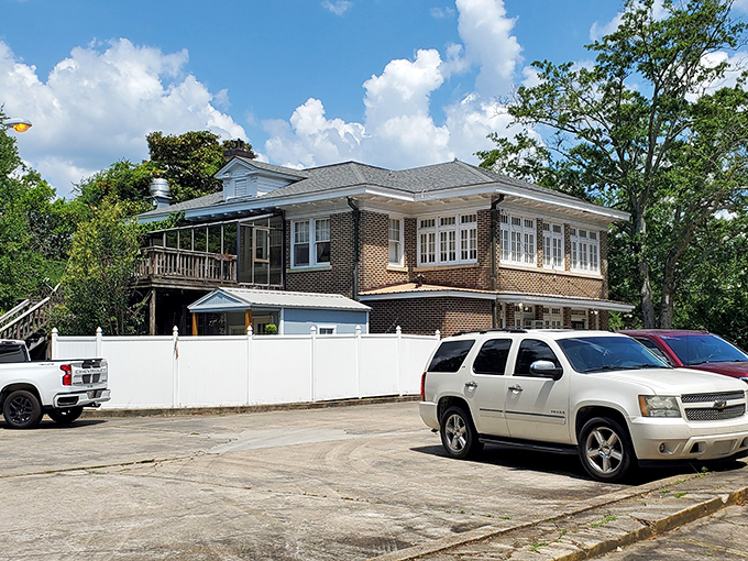 The unassuming parking lot gives no indication of the culinary treasures inside. Some of life's best experiences hide in plain sight.