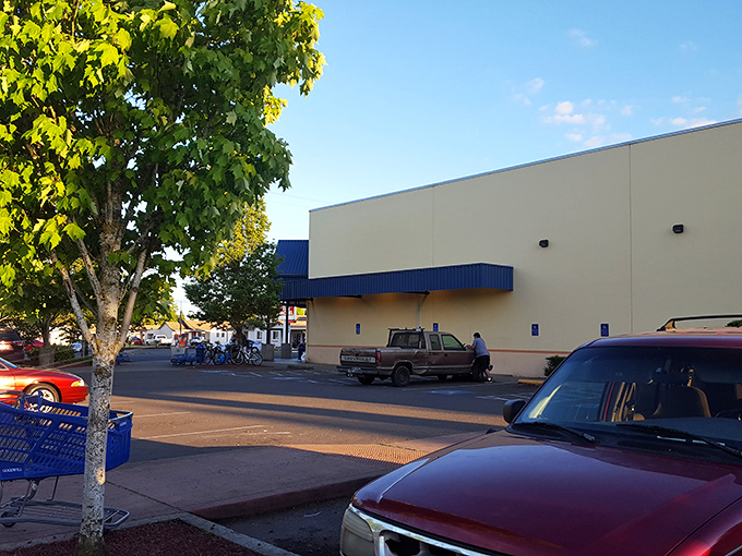 Even the parking lot buzzes with anticipation as shoppers arrive for their treasure hunting expeditions.