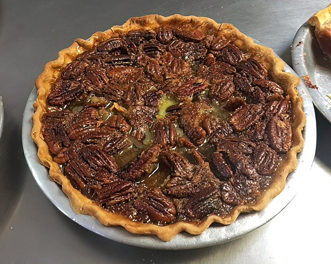 This pecan pie isn't just dessert&mdash;it's an architectural marvel of nuts, filling, and crust that would make Frank Lloyd Wright put down his blueprints and pick up a fork.