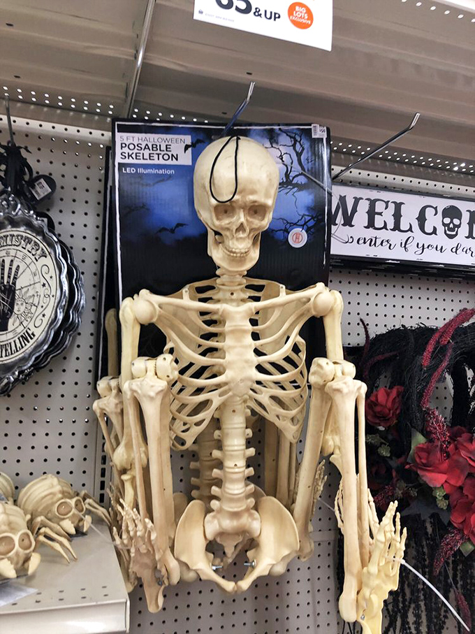 Halloween decorations in July&mdash;because nothing says "prepared adult" like buying a posable skeleton three months before you'll actually need it.