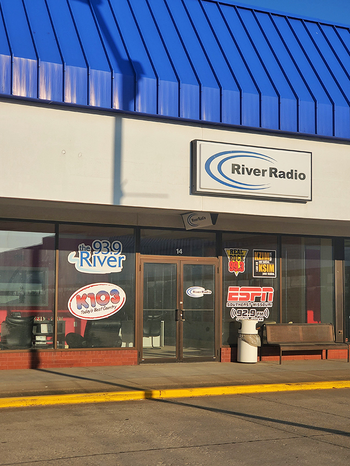 Even the local radio station found a home here, broadcasting deals alongside the daily hits.