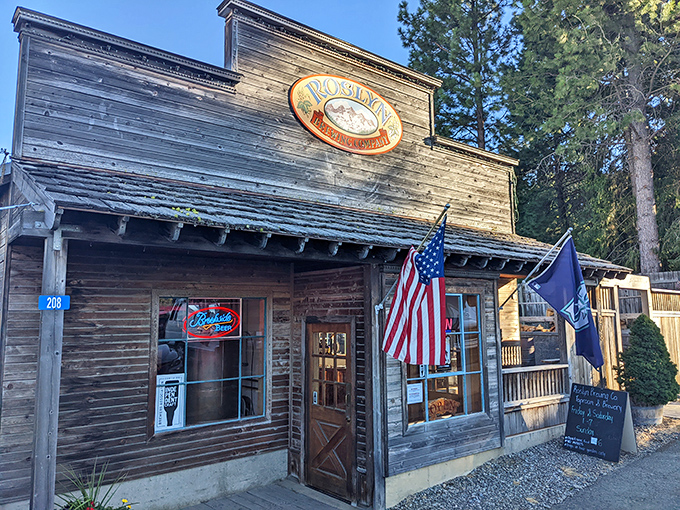 Roslyn Brewing Company's rustic wooden facade promises craft beers with authentic character&mdash;just like the town that inspired them.
