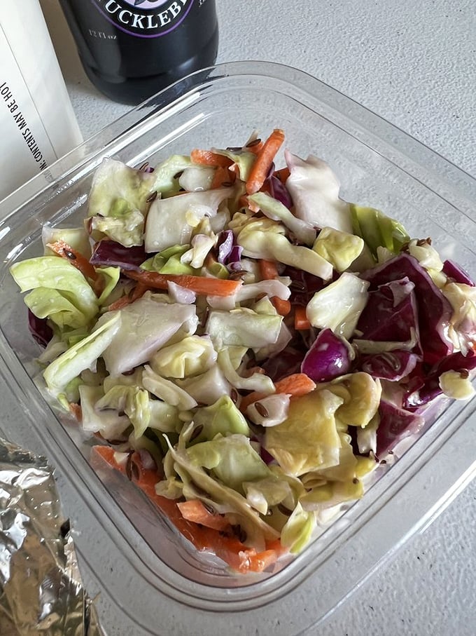 Not just a side dish, but a supporting actor worthy of its own award. This fresh, crunchy slaw provides the perfect counterpoint to rich, smoky meats.