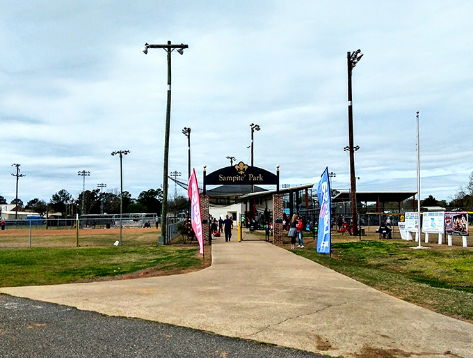 Sampite' Park welcomes community gatherings and events, where $1,800 a month buys you admission to authentic small-town Louisiana life.