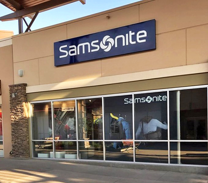 Samsonite: because your new outlet treasures deserve quality transportation. Adventure-ready luggage for your next getaway.