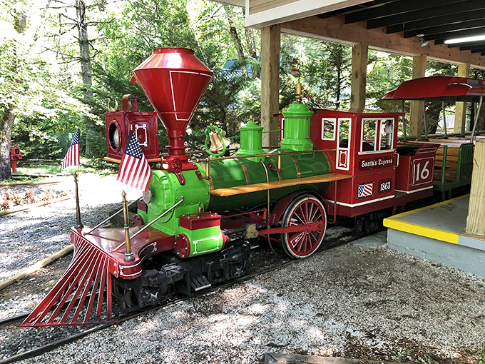 Santa's Express offers mountain views and seated rest&mdash;two things exhausted parents appreciate more than children ever will.